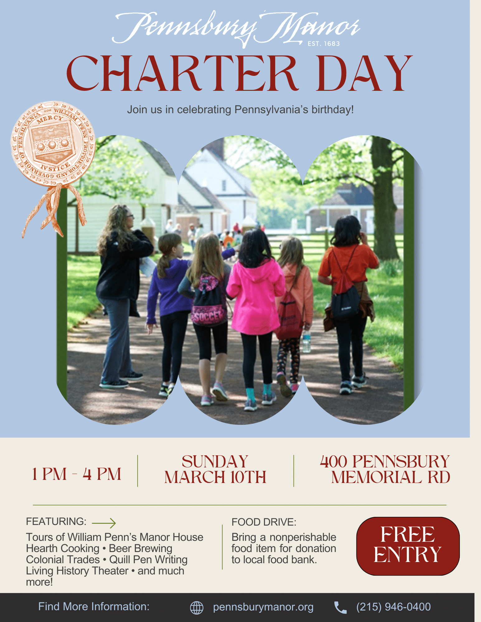Charter Day | Pennsbury Manor